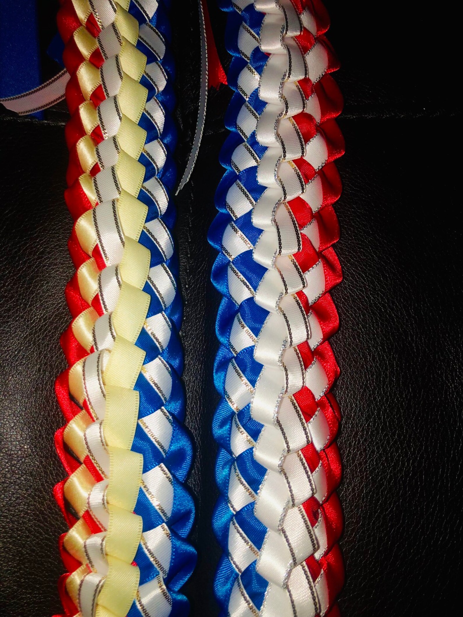 Phil-am filipino-american Deluxe Ribbon Lei | Etsy