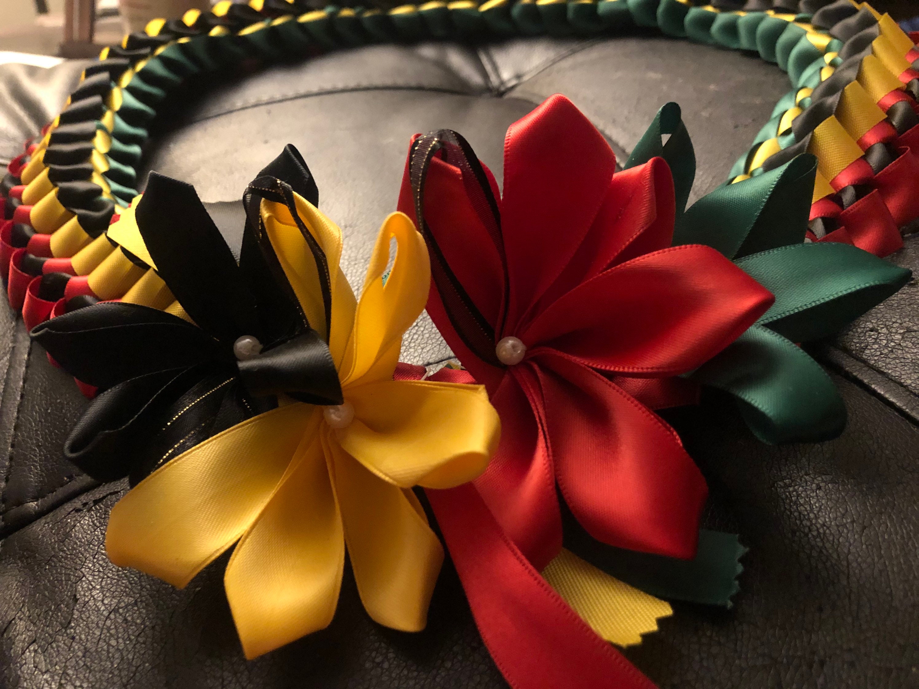 Heshima Strength African-American Deluxe Ribbon Lei | Etsy