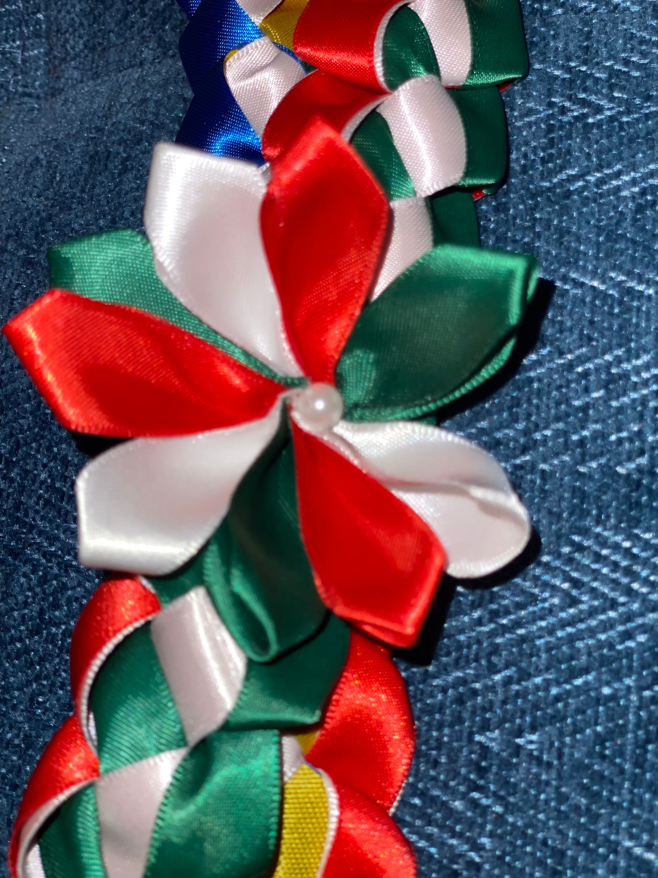 Tala star Intertwined Filipino & Mexican Double Ribbon Lei - Etsy