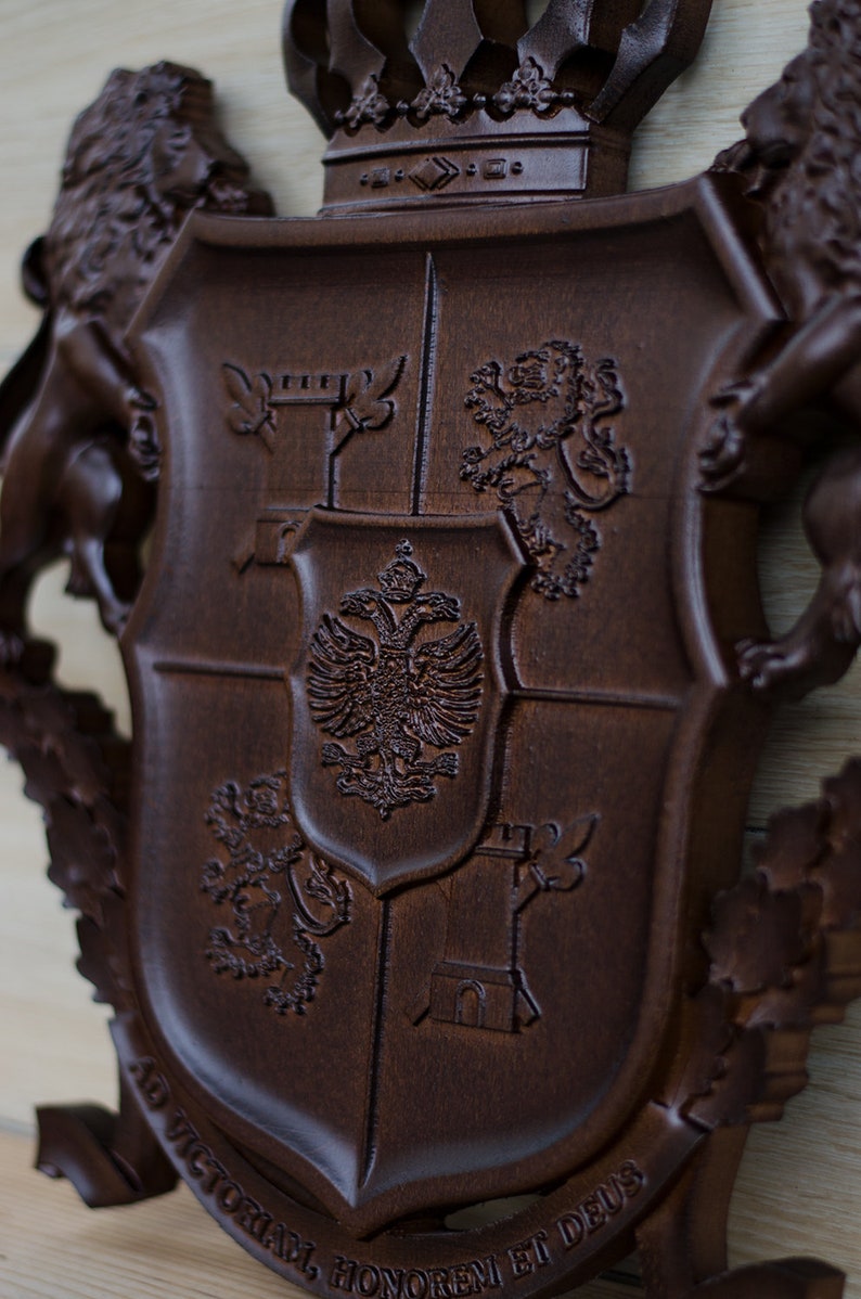 Family coat of arms Custom family crest Personalized coat of | Etsy