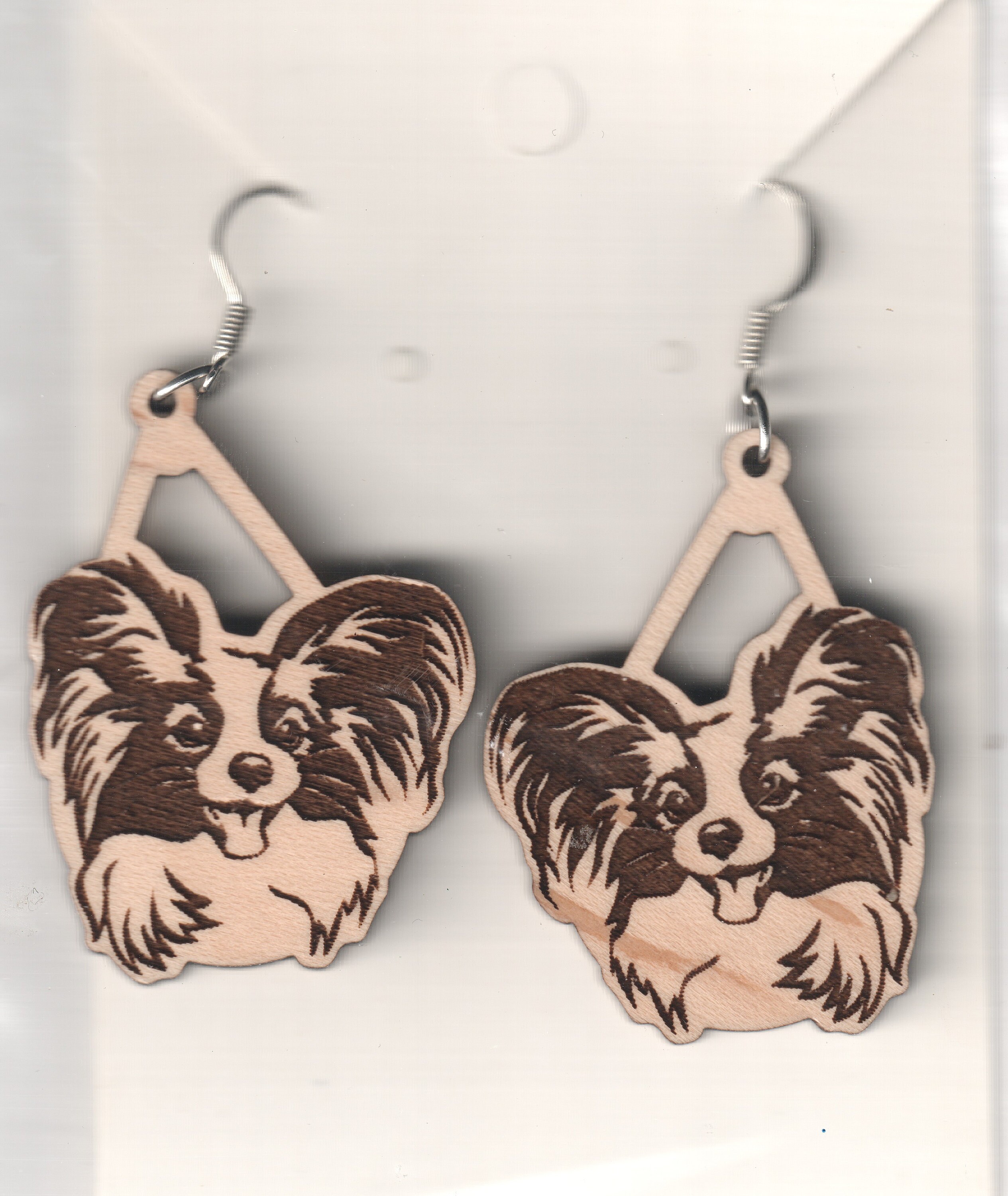 Papillon Wood Earrings Choice of Styles - Etsy