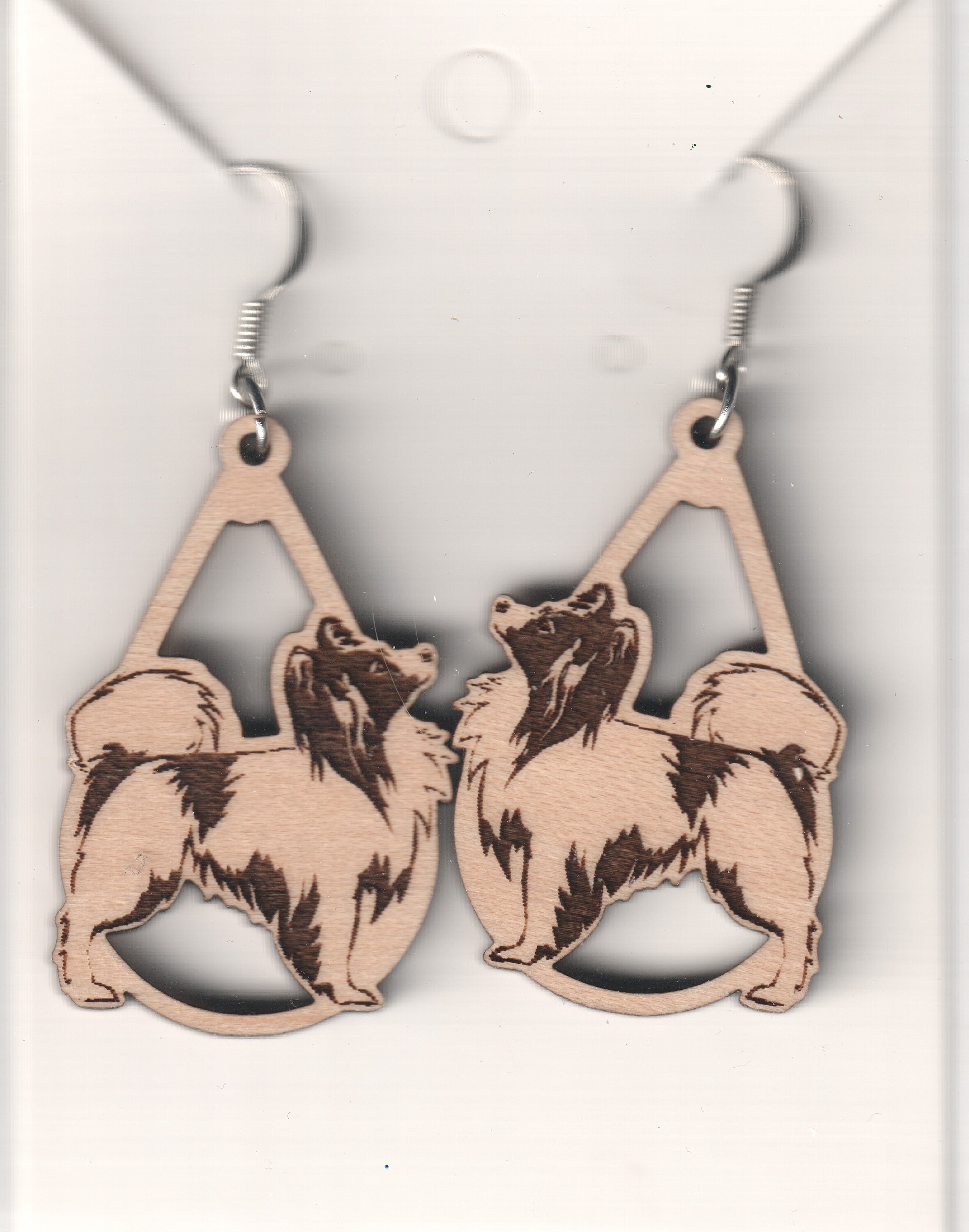 Papillon Wood Earrings Choice of Styles - Etsy
