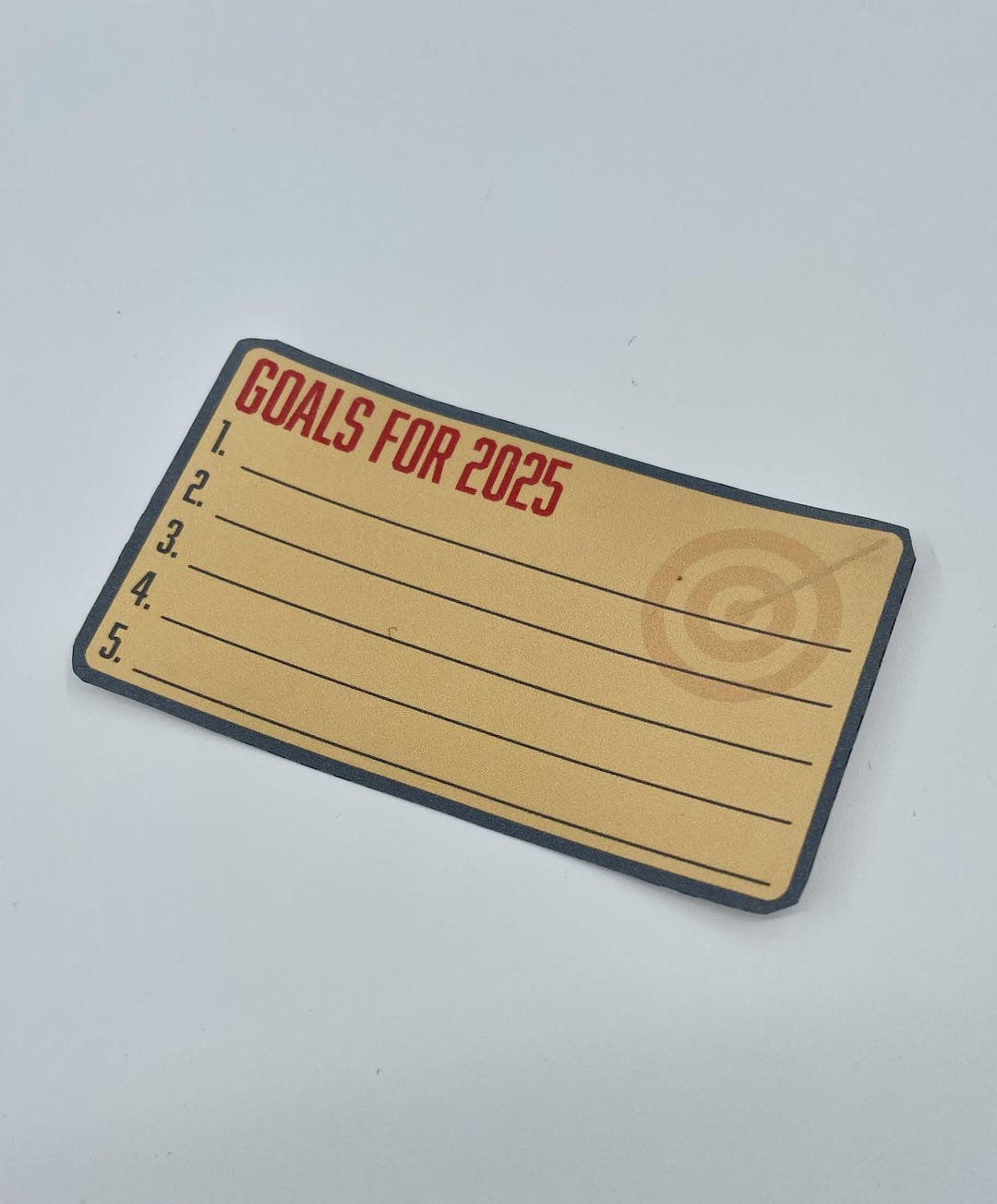 SMART Goals Wallet Card 2025 – Printable & Cut-out Template - Etsy