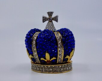 Royal Blue Crown | Etsy