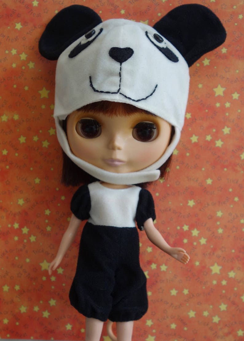 Kiki Panda Bear Costume Blythe Pullip - Etsy