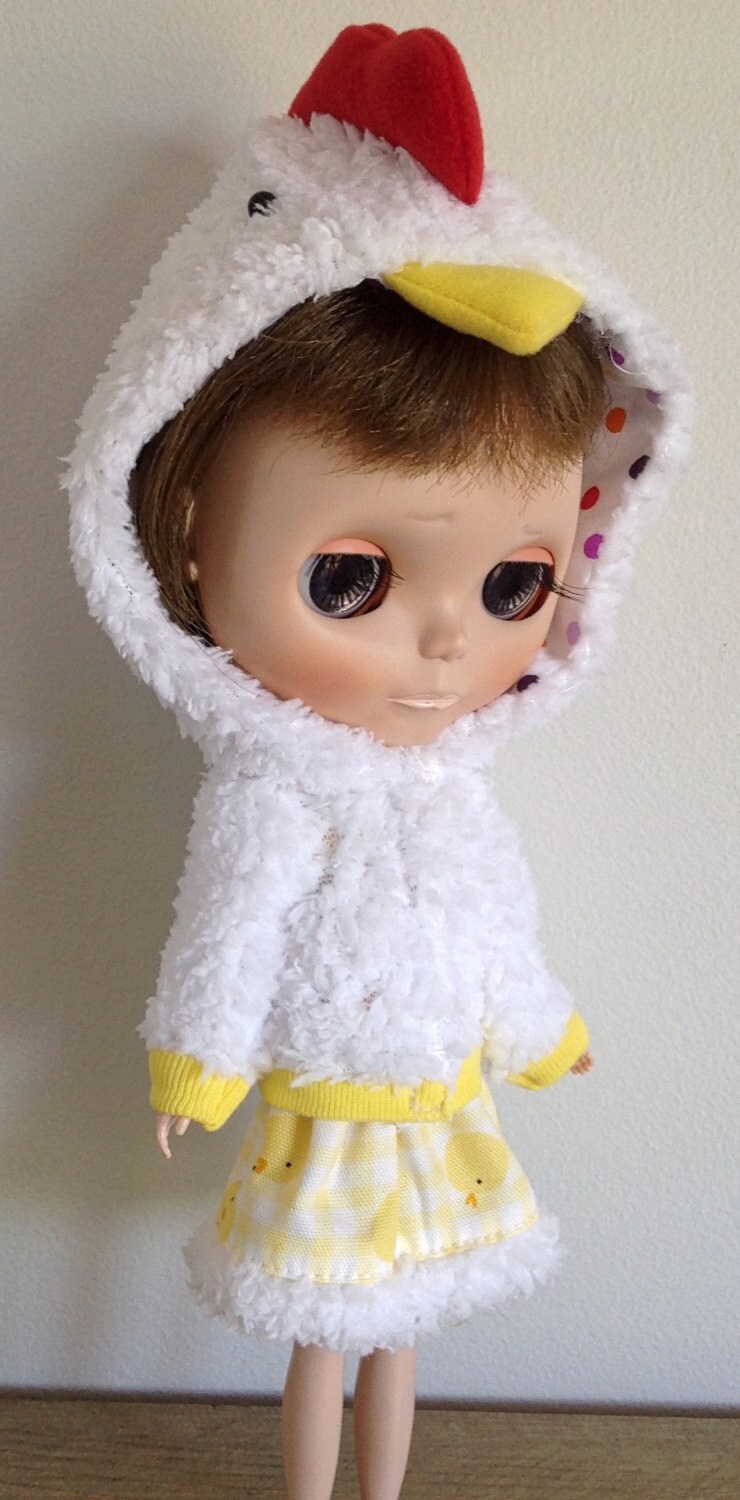 Chicken Little Costume Dress Set Blythe Pullip - Etsy