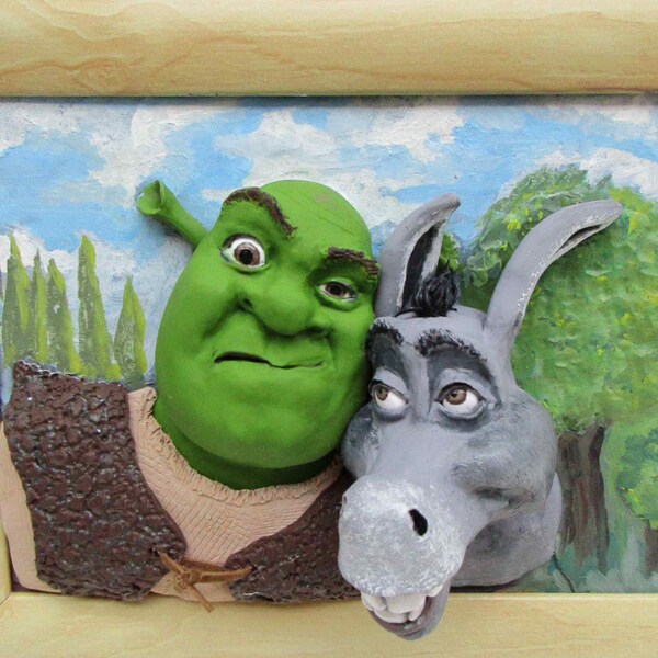 Grappige shrek foto - Etsy Nederland
