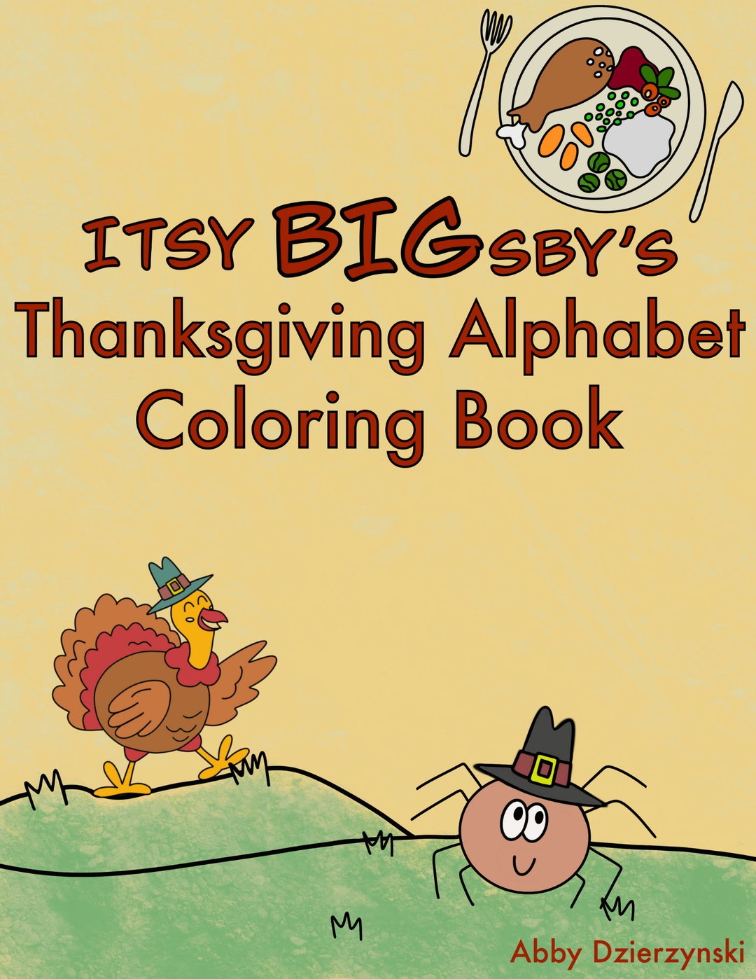 Toddler Thanksgiving Alphabet Coloring Book - Etsy