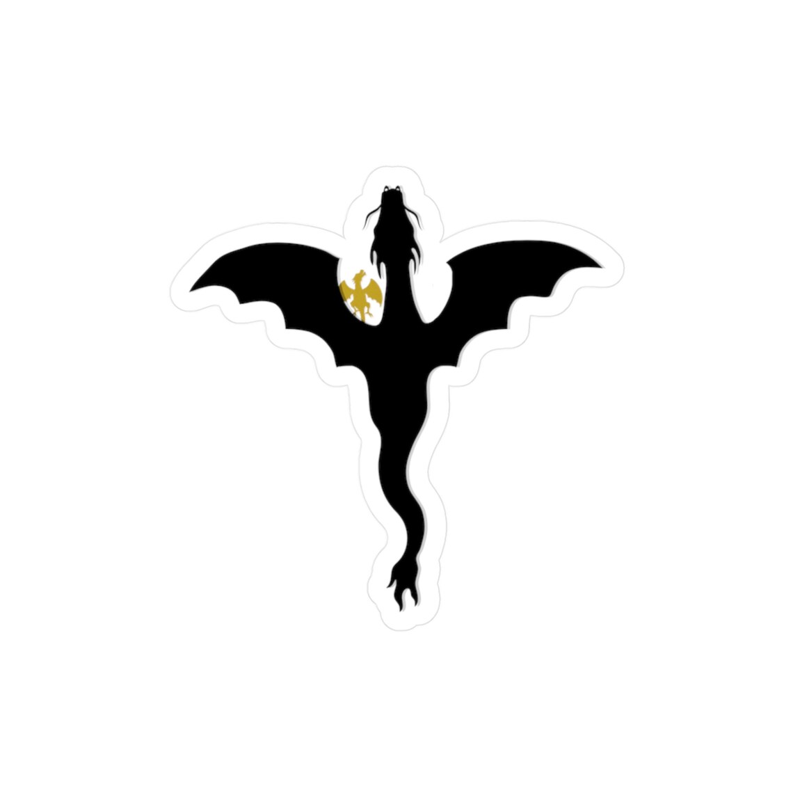 Tairn and Andarna Sticker | the Fourth Wing | Kiss-cut Vinyl Decals - Etsy