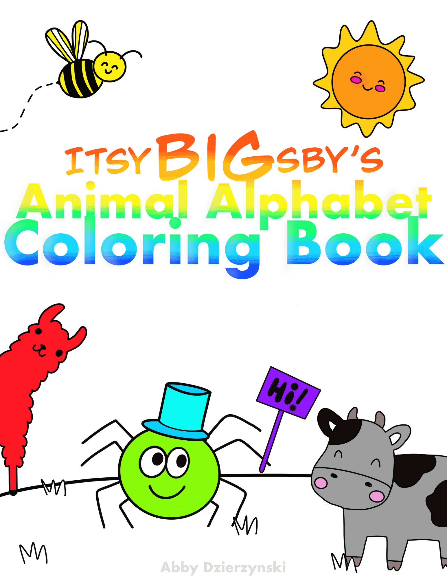 Toddler Animal Alphabet Coloring Book - Etsy