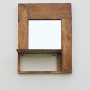 Rustic Concealment Mirror, Rustic Mirror, Secret Compartment, Hidden ...