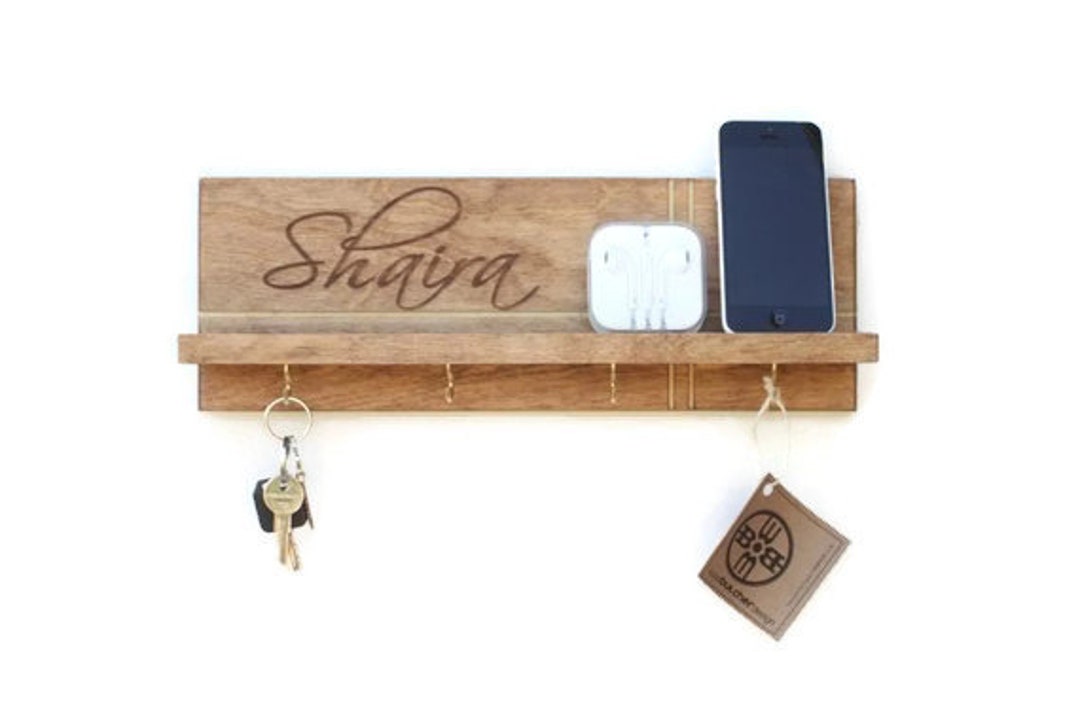 Personalized Gift Personalized Key Holder Custom Name Key Rack ...