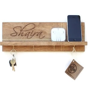 Personalized Gift Personalized Key Holder Custom Name Key Rack ...