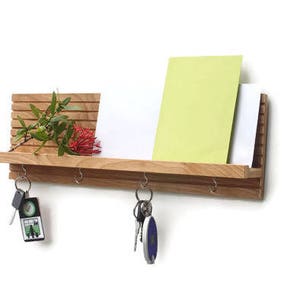 Key Rack, Entryway Organizer, Key Holder for Wall, Mid Century Modern ...