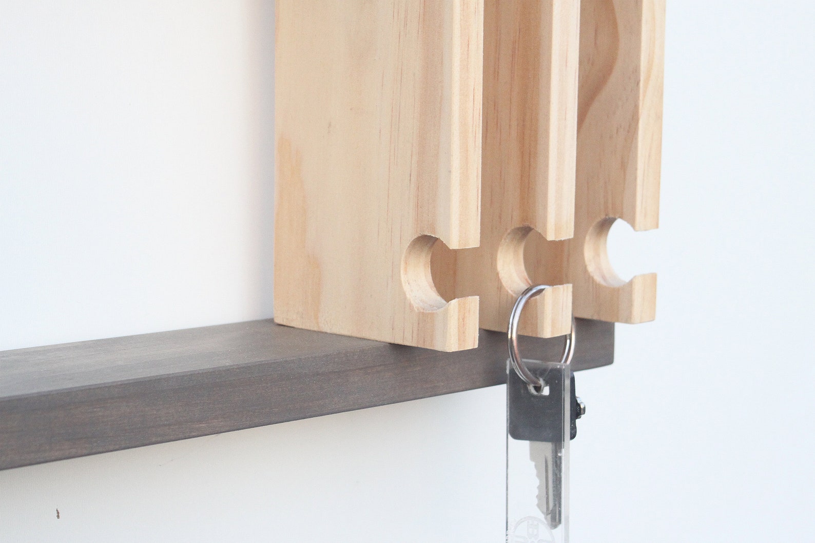 Entryway Shelf Entryway Key Rack Key Holder for Wall Key - Etsy