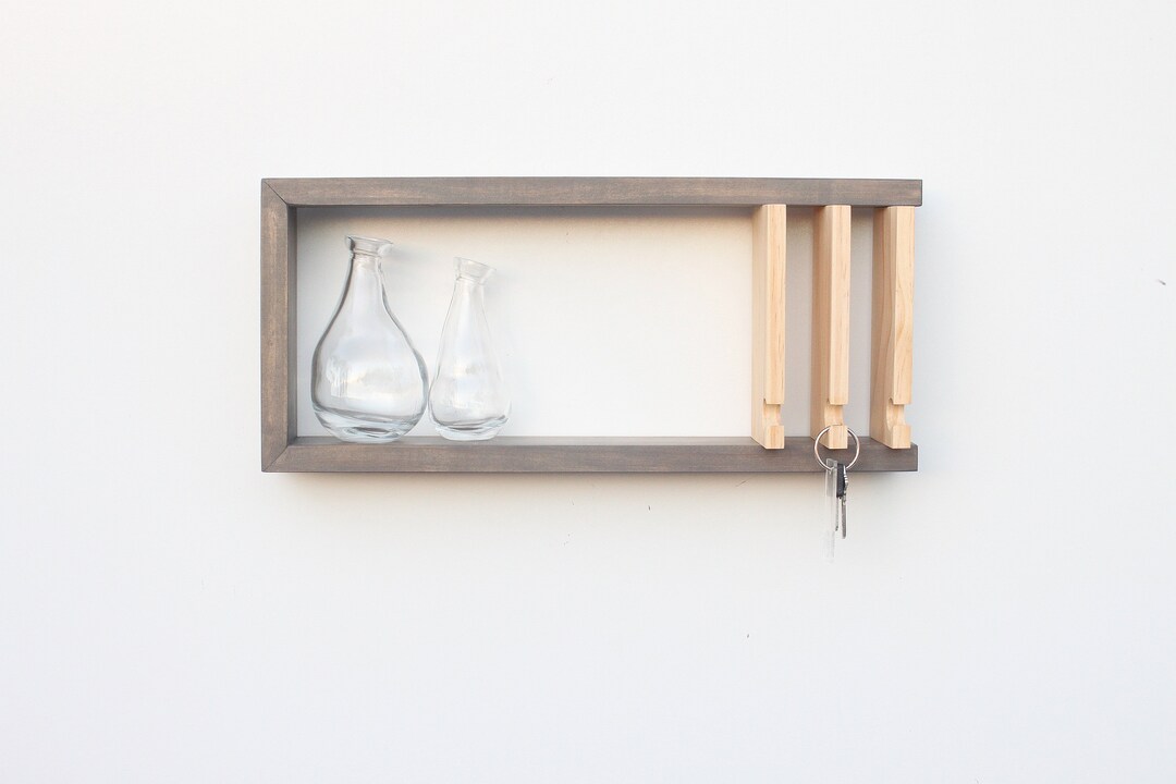 Entryway Shelf - Entryway Key Rack, Key Holder for Wall, Key Hook, Key ...