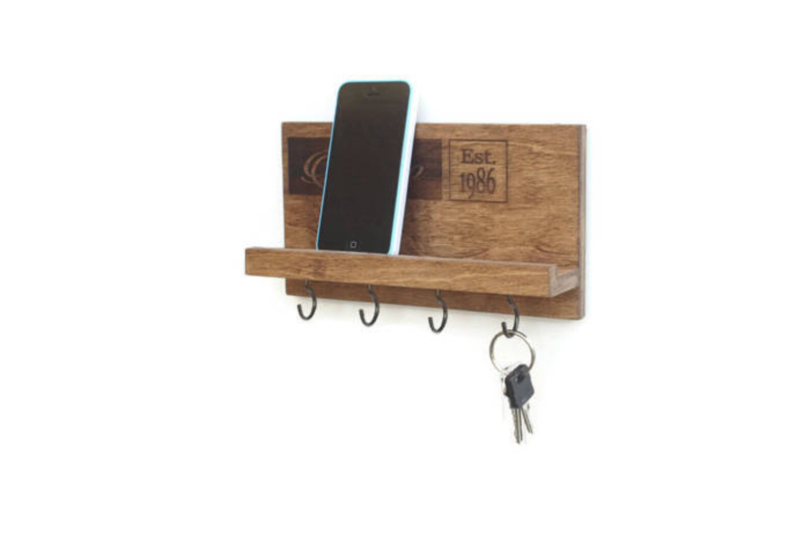 Key Holder for Wall Personalized Key Rack Housewarming - Etsy