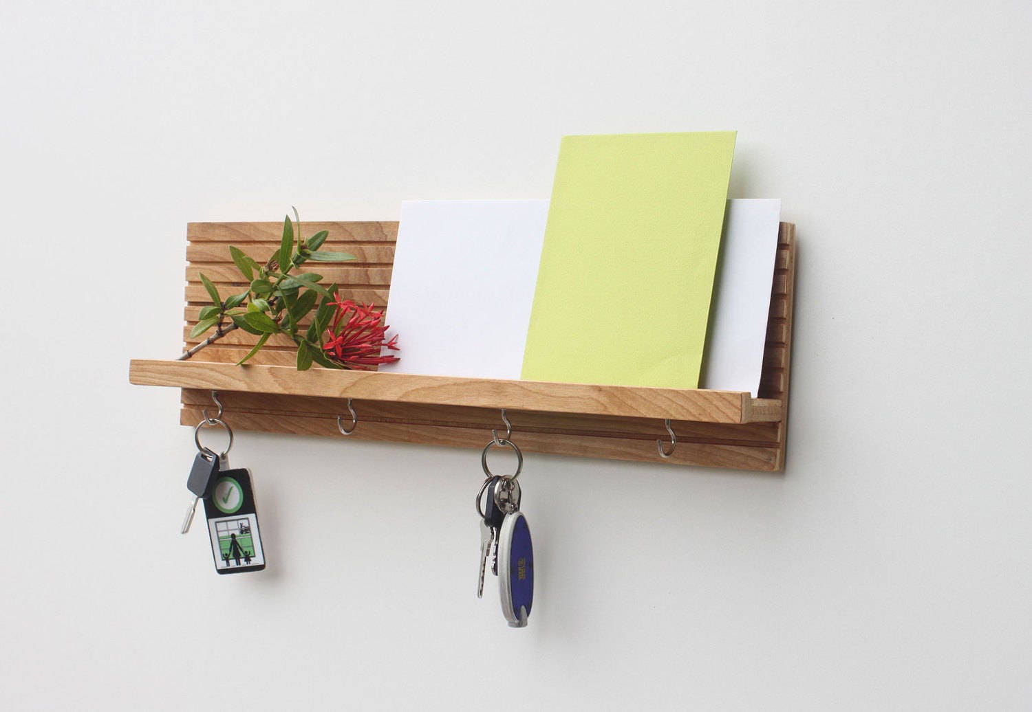 10 Custom Key Holder With Shelf-modern Shelf - Etsy
