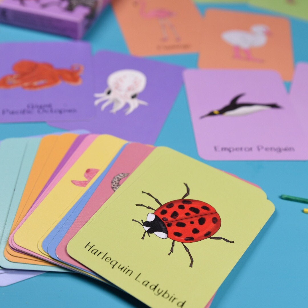 Amazing Baby Animals Matching Pairs Cards Travel Game - Etsy