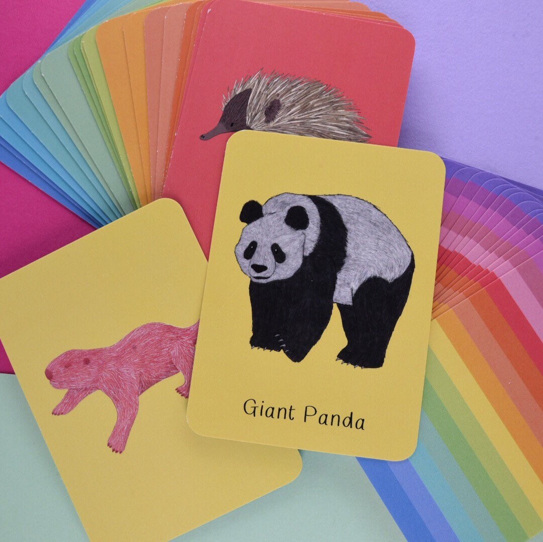 Amazing Baby Animals Matching Pairs Cards Travel Game - Etsy