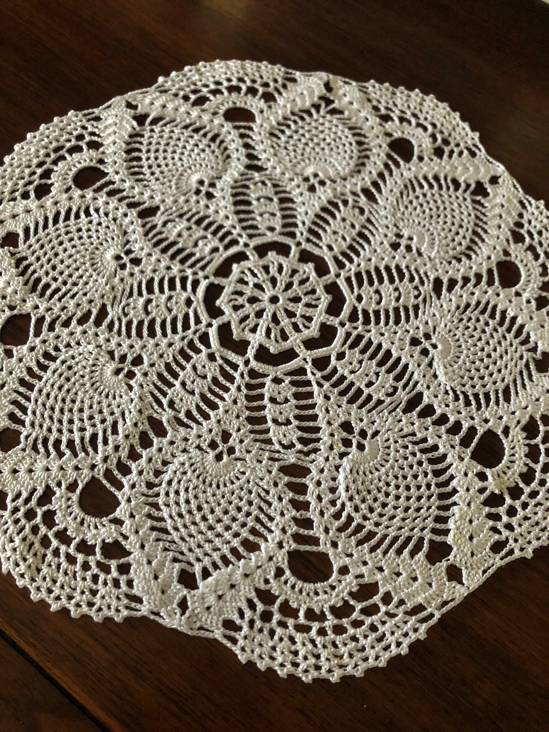 Crochet Round Doily, Tablecloth, Table Centerpiece, Handmade Gift - Etsy