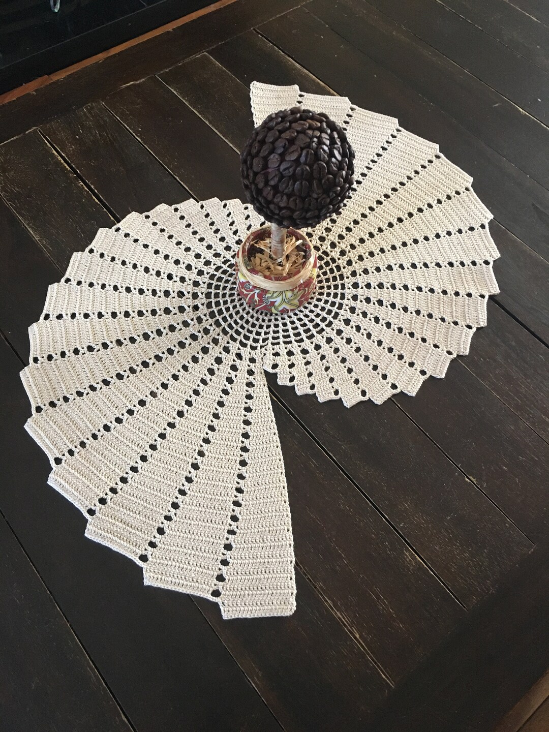 Beautiful Crochet Doily, Table Centerpiece, Crochet Tablecloth ...