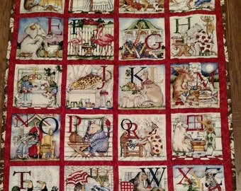 Alphabet quilt | Etsy