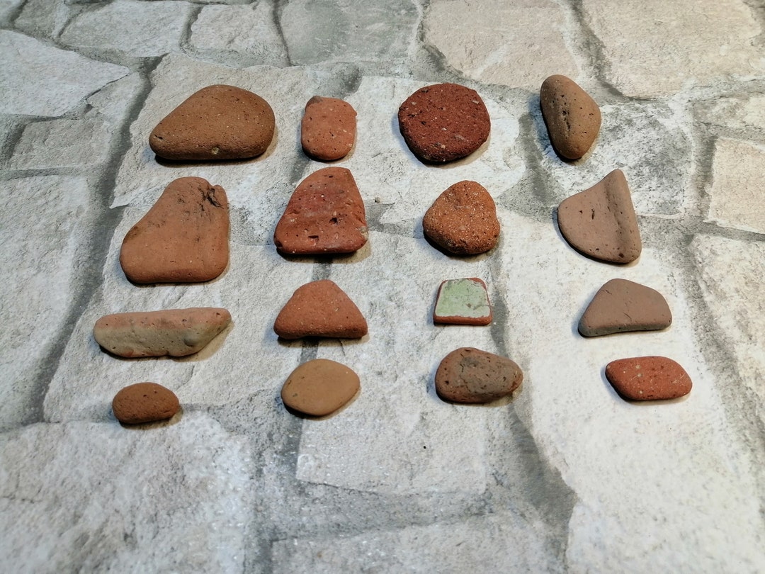 Beach Ceramics, 16 Pcs. Sea Terracotta Black Sea Pottery Sea Treasure ...