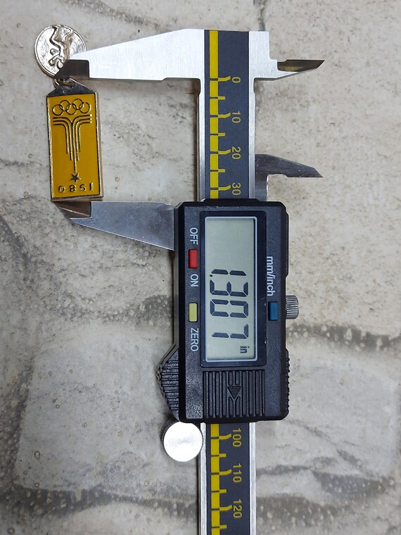 Moscow 1980 Event Olympics Fan Pin boxing Vintage Sum… - Gem