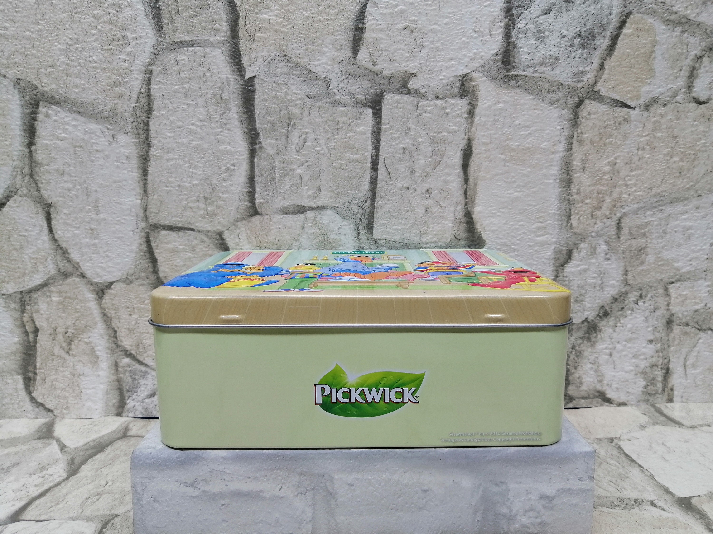 Tea Tin Sesame Street Pickwick Tea Netherlands Bert Ernie Elmo | Etsy
