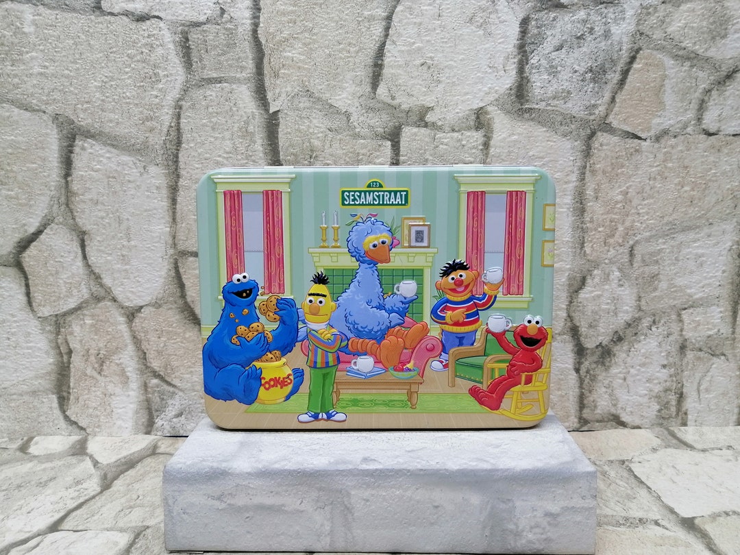 Tea Tin Sesame Street Pickwick Tea Netherlands Bert Ernie Elmo - Etsy