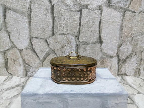 Copper Box With Lid Copper Jewelry Box Copper Trinket Box - Etsy