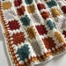Handmade Granny Square Baby Blanket Checkered Crochet - Etsy