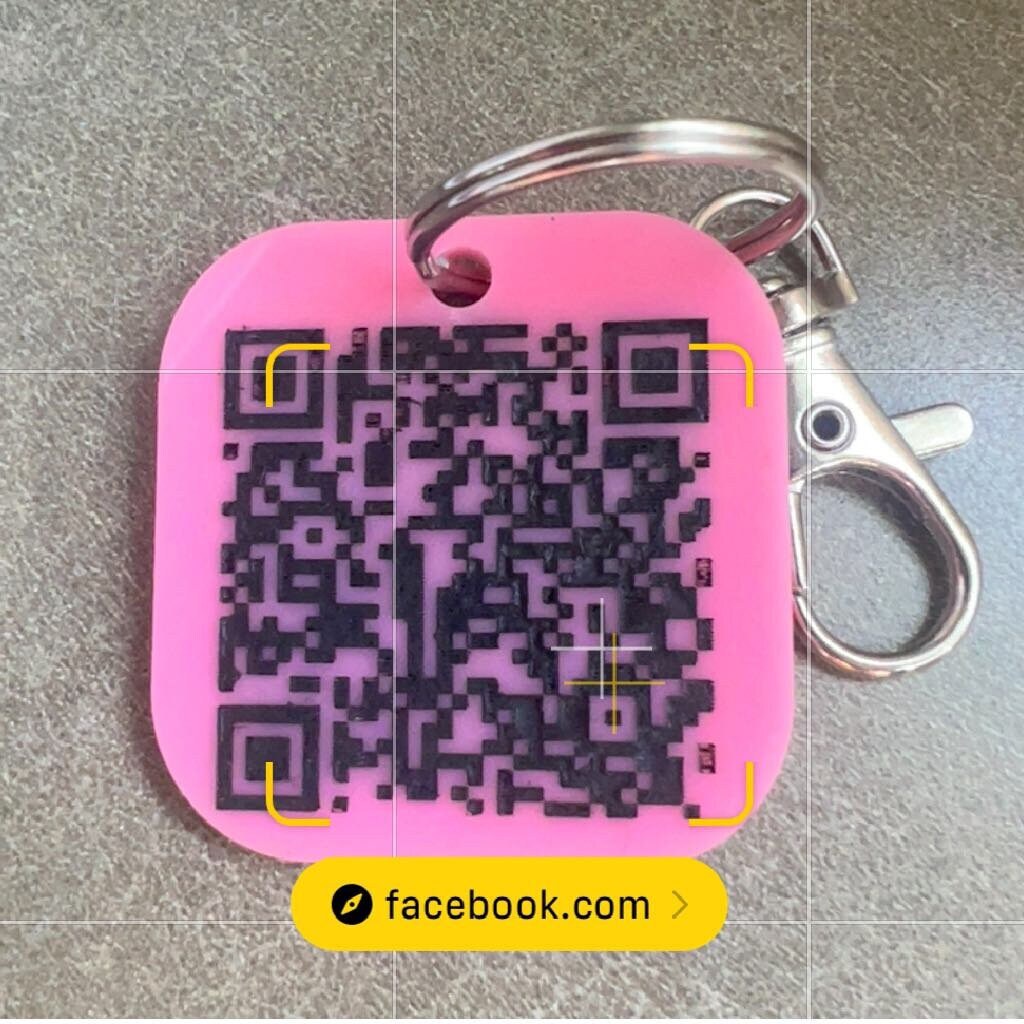 QR CODE Keychain for Your Business Pay Code Business Website | Etsy