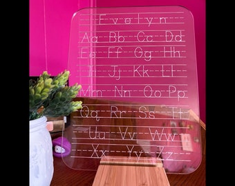 Abc Acrylic Dry Erase - Etsy