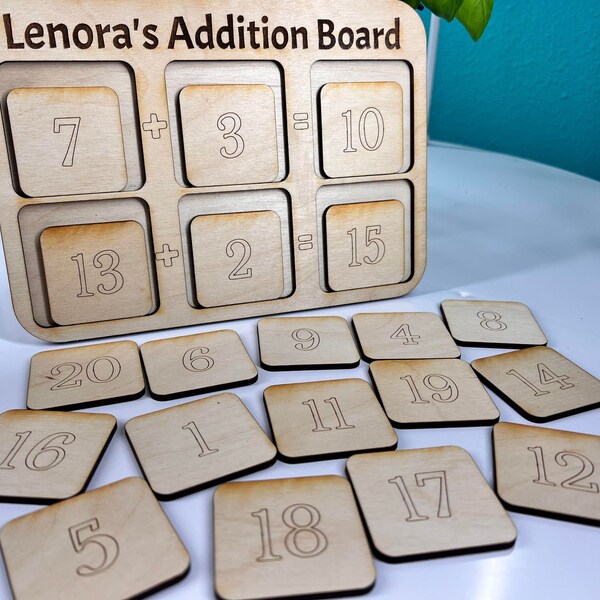 Addition Board - Etsy