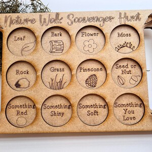 Natured Based Outdoor Scavenger Hunt Board for Kids - Etsy