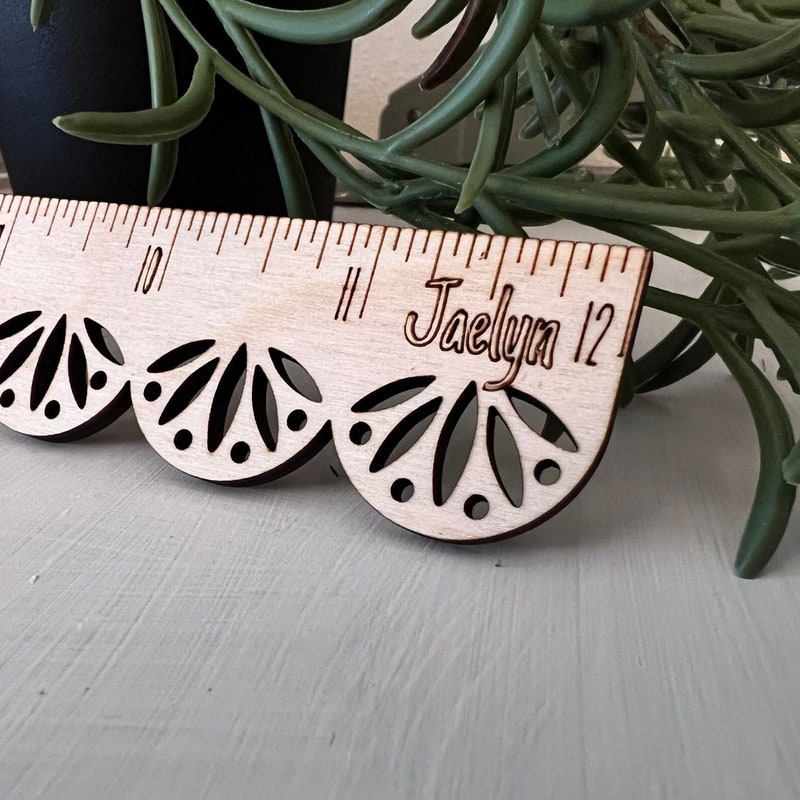 Vintage Wooden Ruler - Etsy