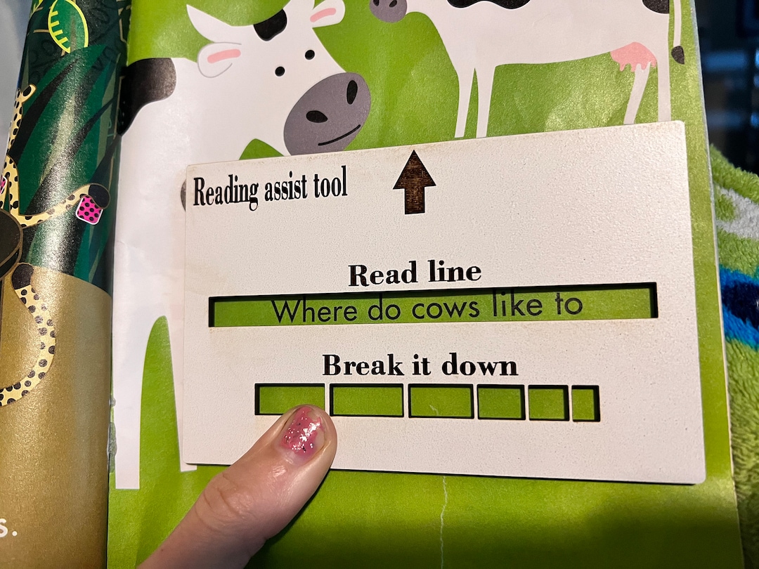 Reading Assist Tool Read Line Break It Down Educational Reader Help ...