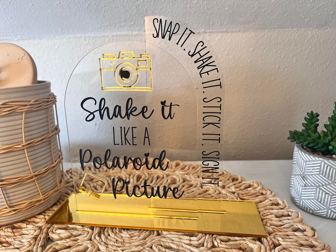 Polaroid Photo Booth Wedding Sign Guestbook Sign Guestbook Signage ...