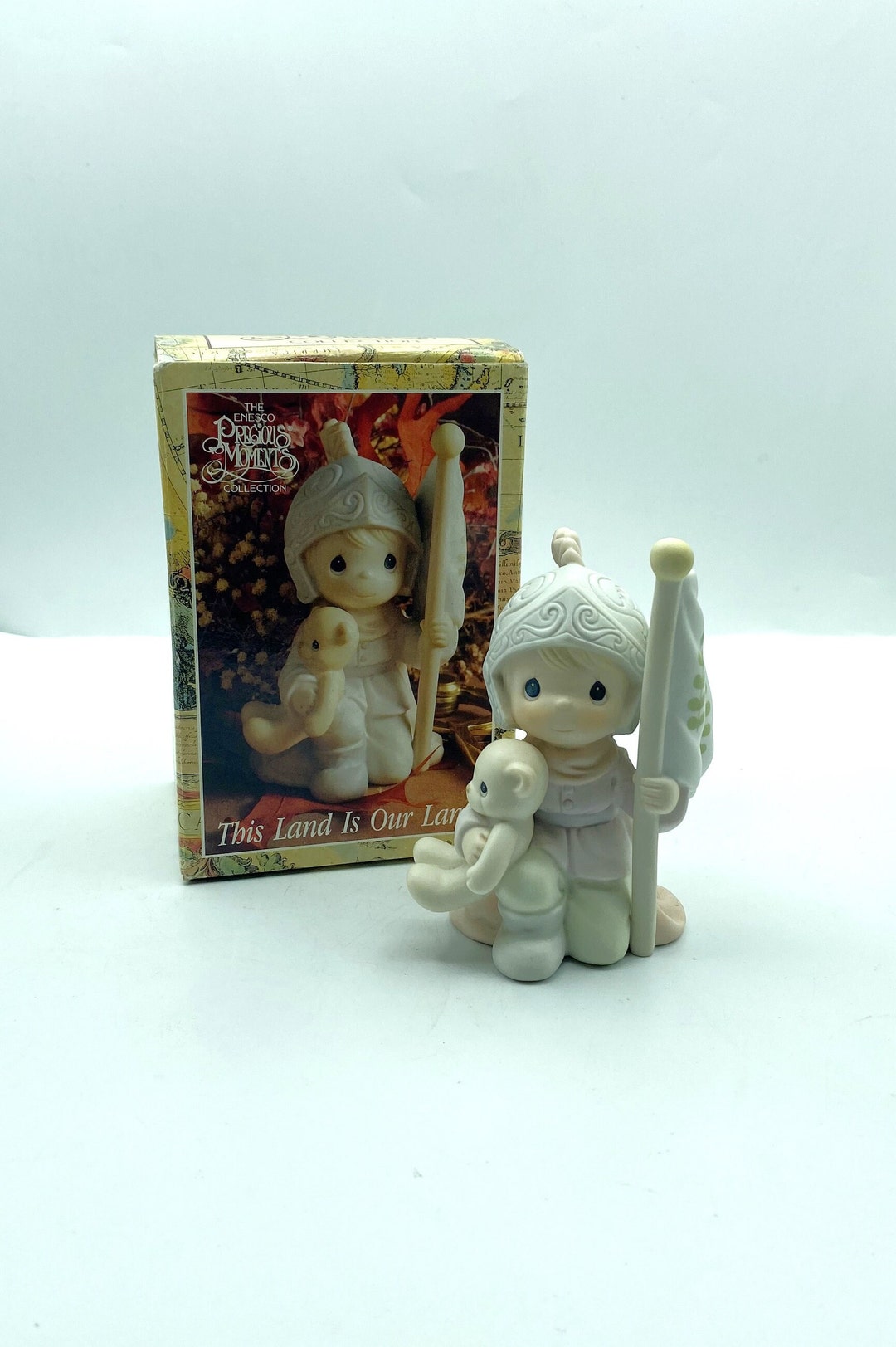 Precious Moments Christopher Columbus Figurine, "this Land is Our Land ...