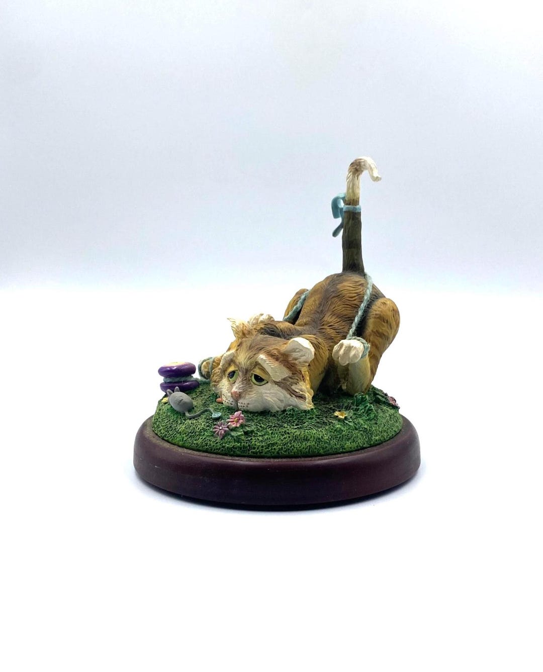 Vintage Gary Patterson "fit to Be Tied" Cat Figurine, Danbury Mint - Etsy
