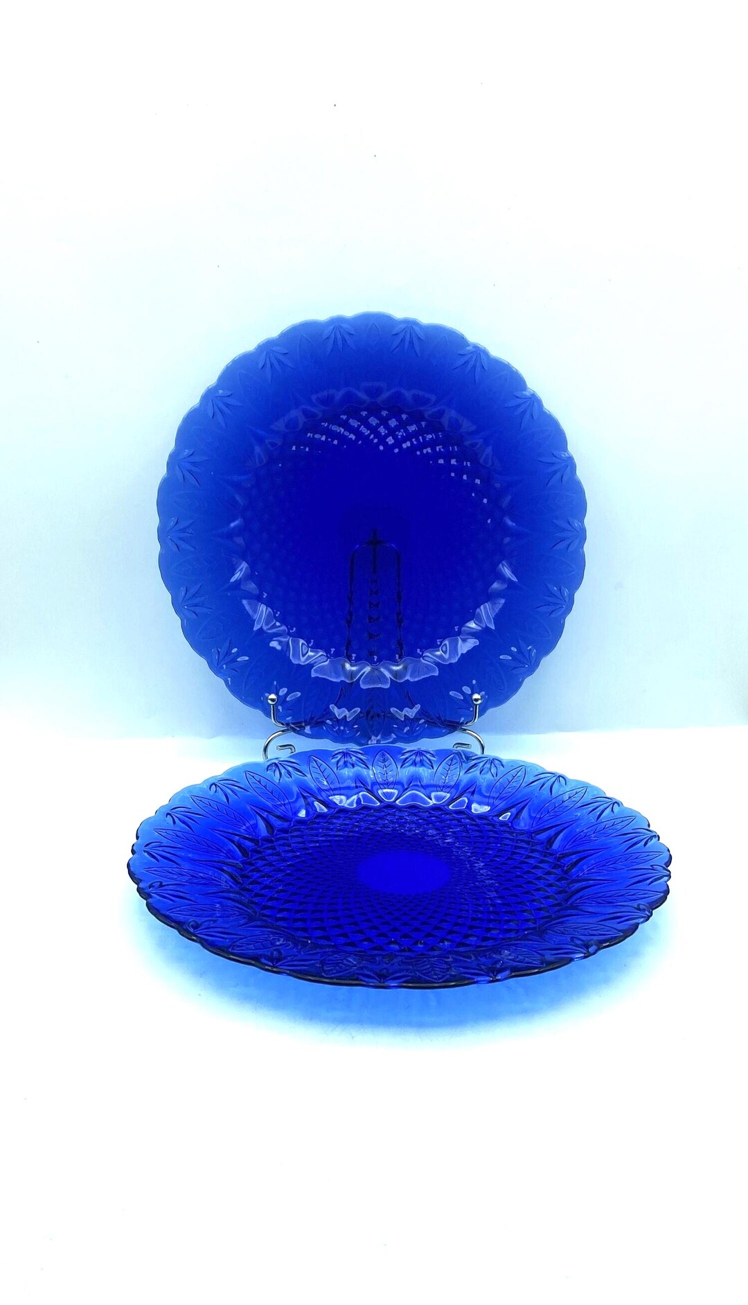 Vintage Avon Royal Sapphire Dinner Plates, Set of 2 - Etsy