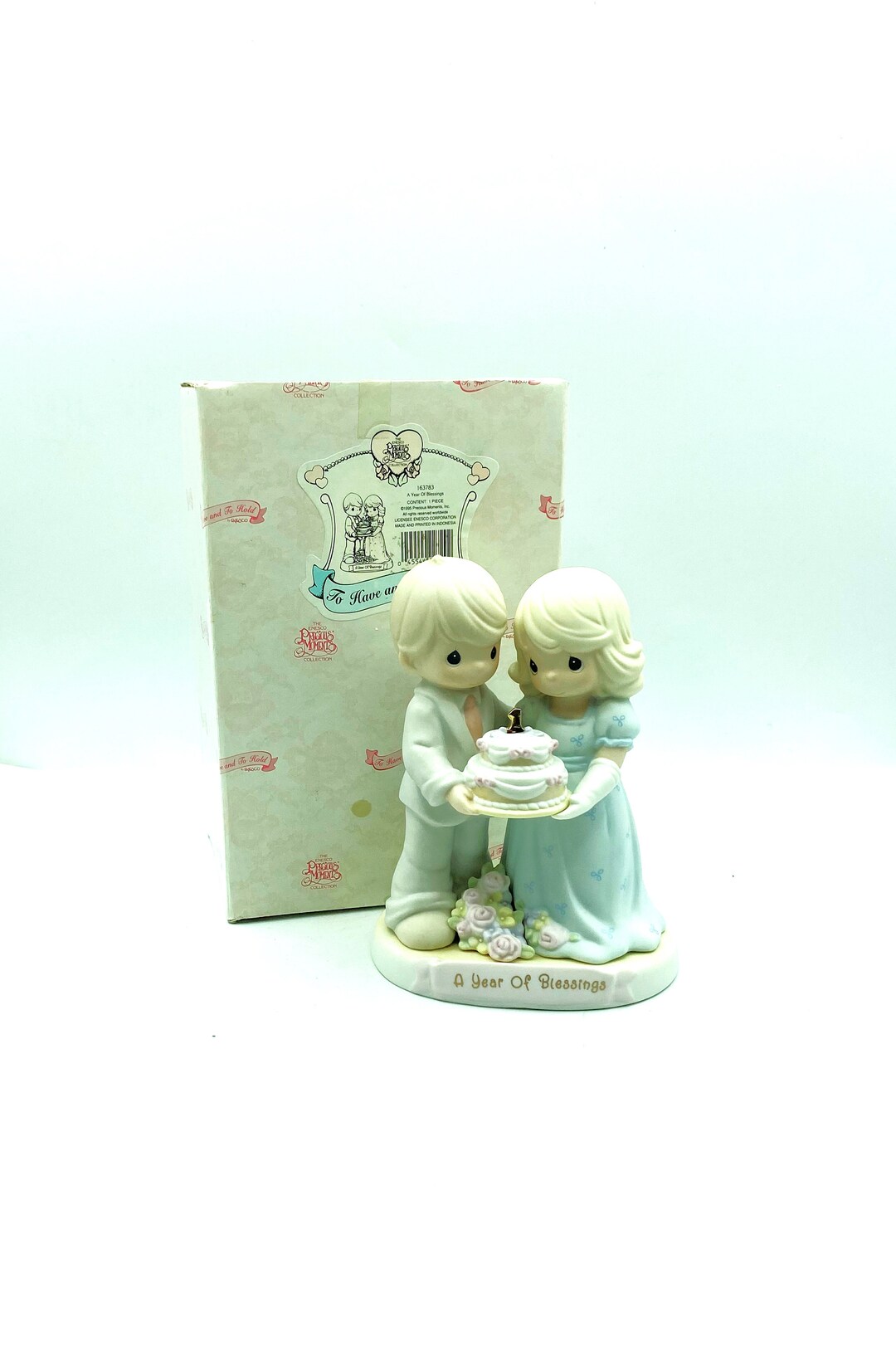 Vintage Precious Moments 1st Anniversary Figurine, A Year of Beginnings ...