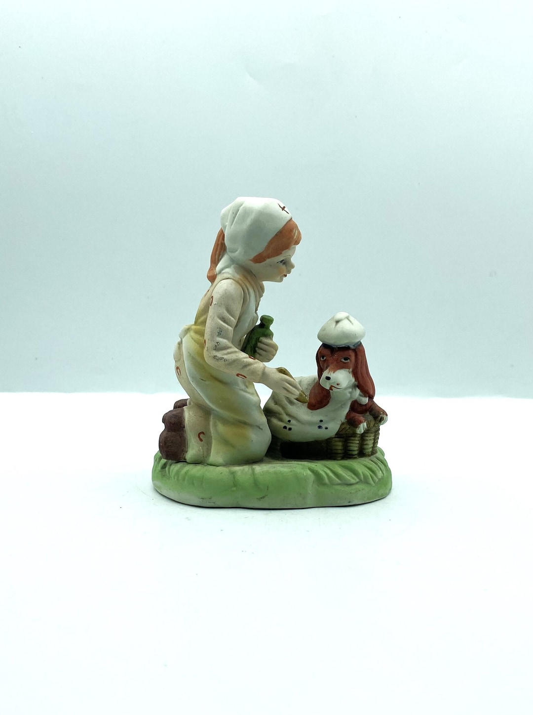 Vintage Veterinarian Nurse Figurine, UCGC Japan - Etsy