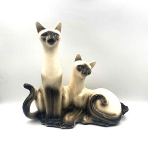 Mid Century Modern Siamese Cat TV Lamp by Lane & Co. - Etsy