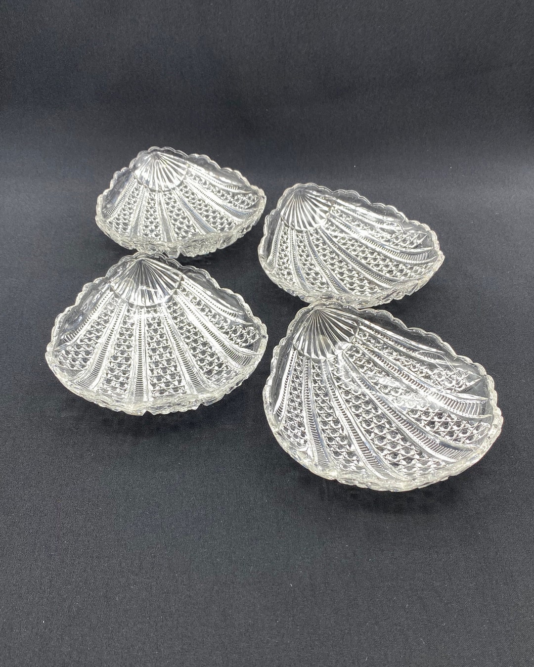 EAPG, Imperial Glass No. 268 Shell Bon Bon Dish, Set of 4 - Etsy