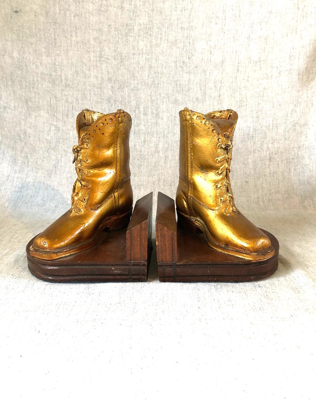 Child's Cowboy Boot Book Ends - Etsy