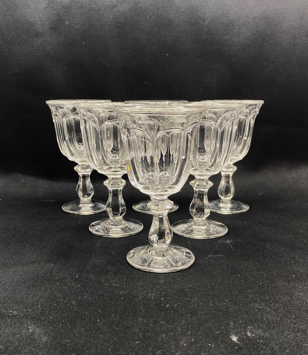 Vintage Imperial Glass Old Williamsburg Wine Glasses, Set of 6 - Etsy