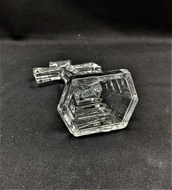 Vintage Holy Cross Glass Sculpture Art Objects Sculpture etna.com.pe